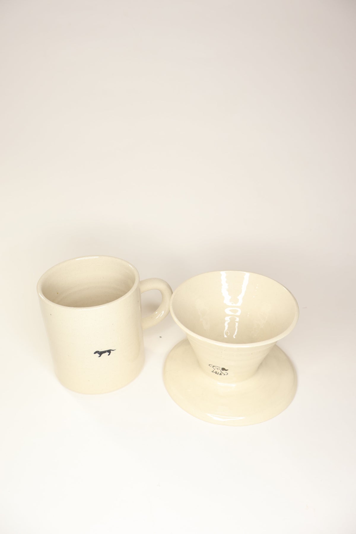 Ceramic coffee dripper mug – Kintu Studio