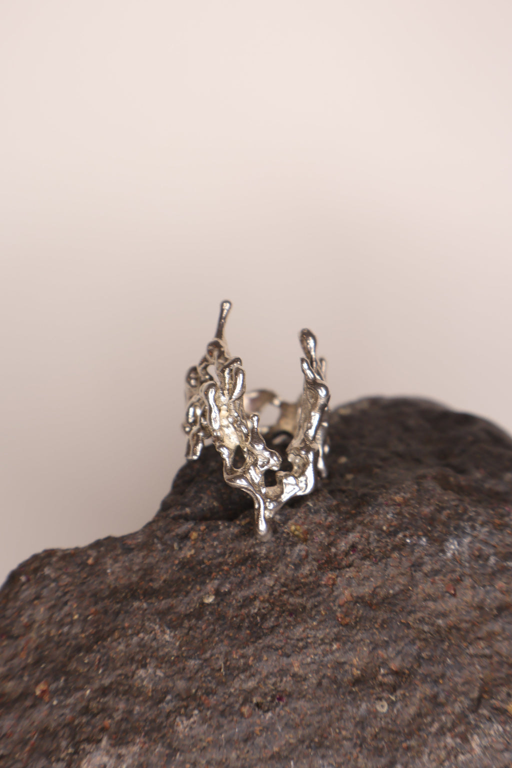 Silver dagger ring – Kintu Studio